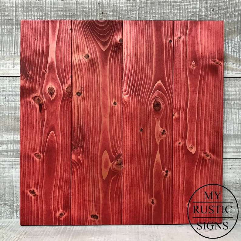Barn Red Wood Sign Blank Vinyl Wood Sign 100% Handmade in the - Etsy