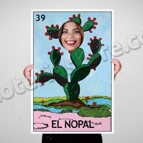 El Charrito Photo Booth Loteria Prop Fiesta Frame Baby - Etsy