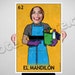 El Mandilon Photo Booth Loteria Prop Frame - Mexican Bingo Foreground ...