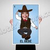 El mandilon Loteria Card - Mexicano Bingo Arte Impresión - Cartel ...