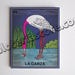 Canvas 8x10 La Rosa Loteria Card Stretched and Ready to - Etsy