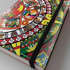 Notebook Aztec Calendar - Calendario Azteca - Mexico Culture - Gift ...