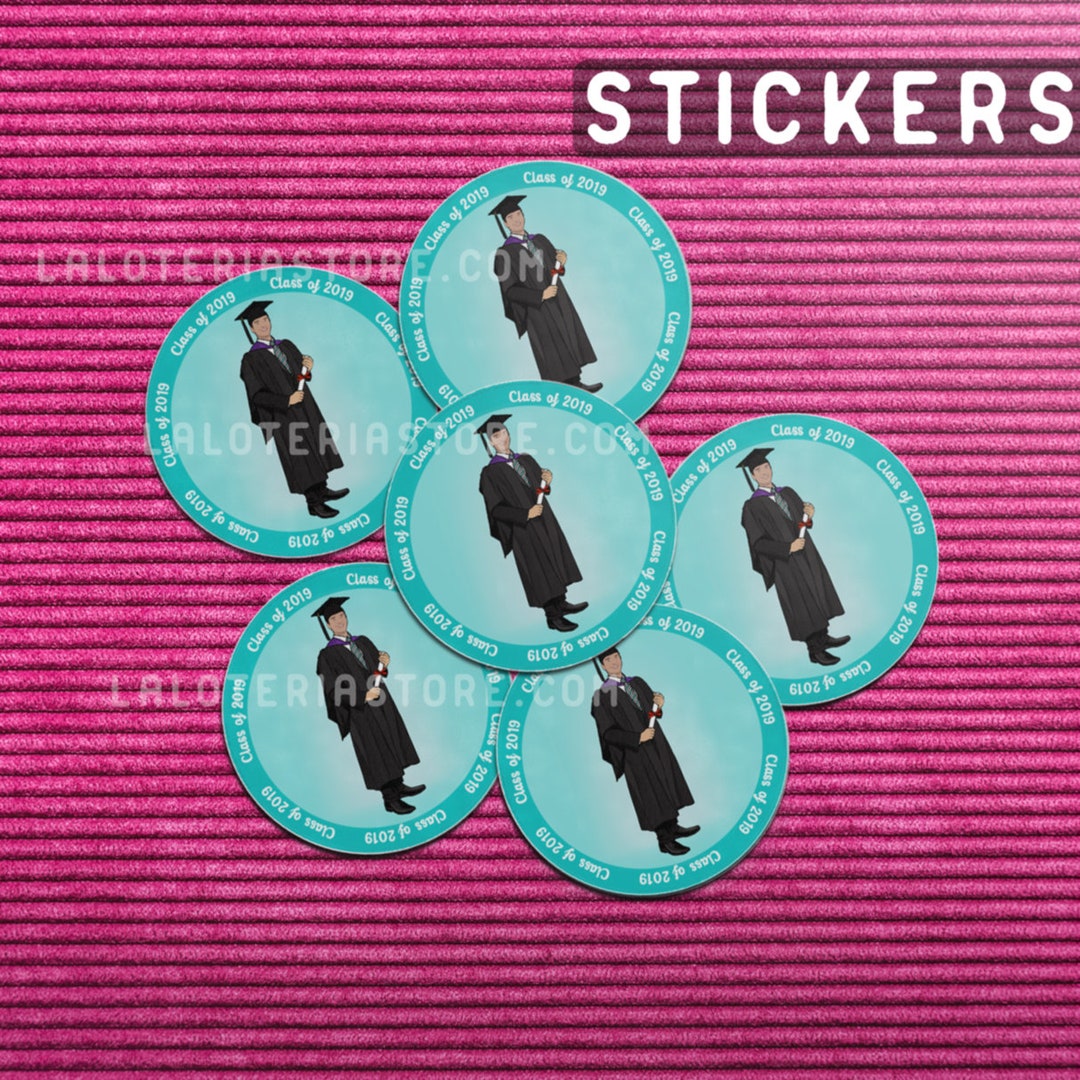 Class 2025 Graduation Stickers Set of 6 - Graduate - El Graduado - 2.5 ...