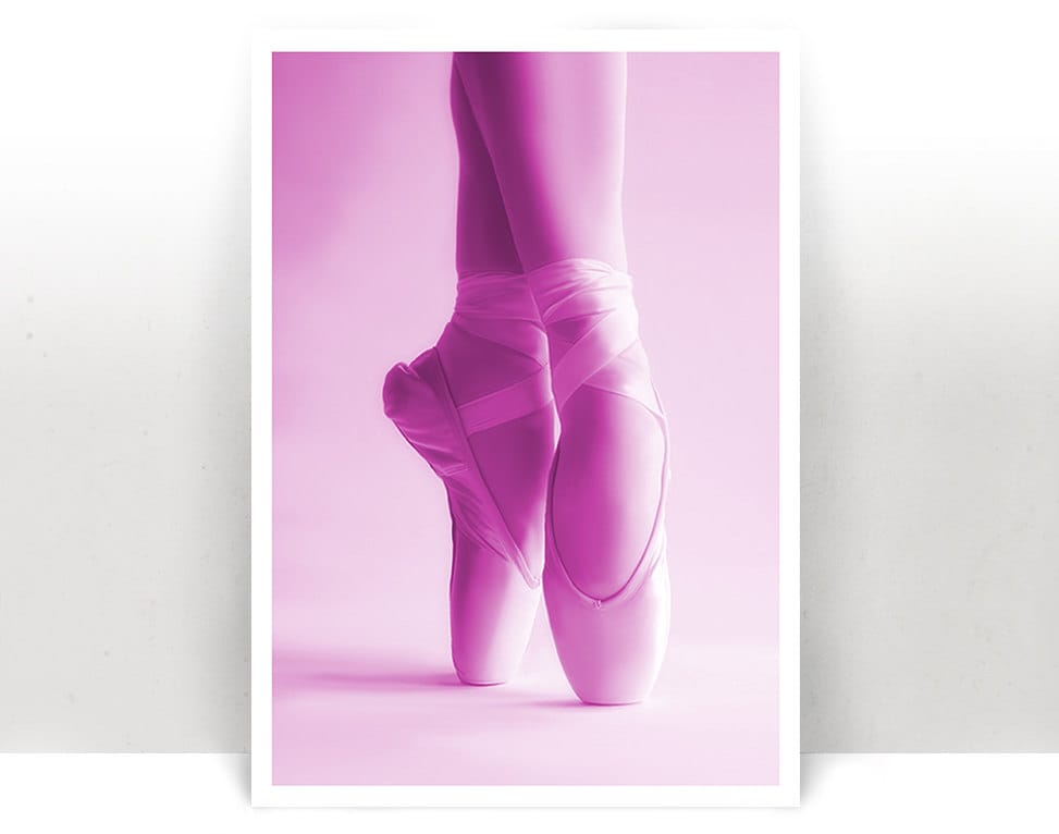 Ballet Shoes Art Print Poster Many Sizes - Etsy