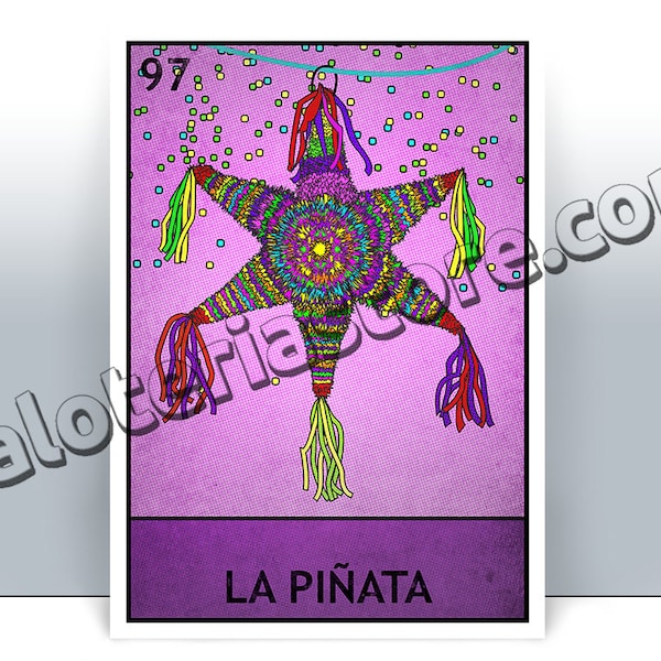 Pinata Piñata Poster - Etsy