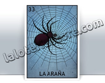 Spider Loteria - Etsy
