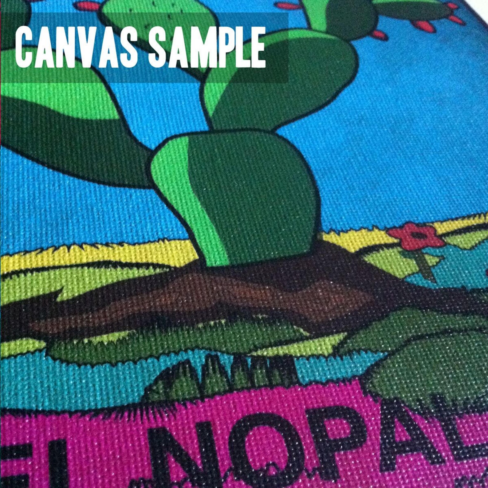 Canvas 8x10 La Garza Loteria Card Stretched And Ready To Etsy