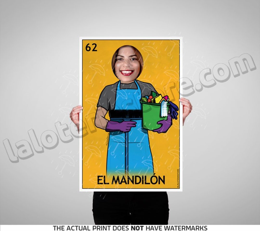 El Mandilon Photo Booth Loteria Prop Frame - Mexican Bingo Foreground ...