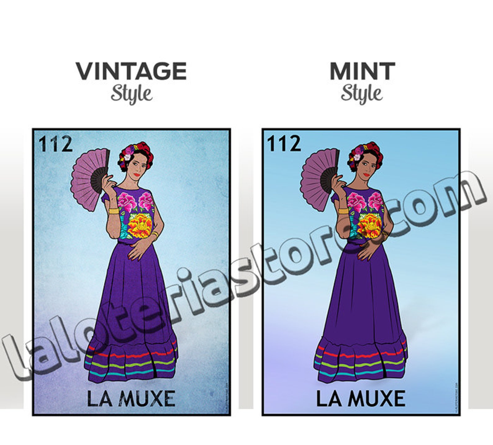 La Muxe Loteria Card Mexican Third Gender Art Print Poster - Etsy
