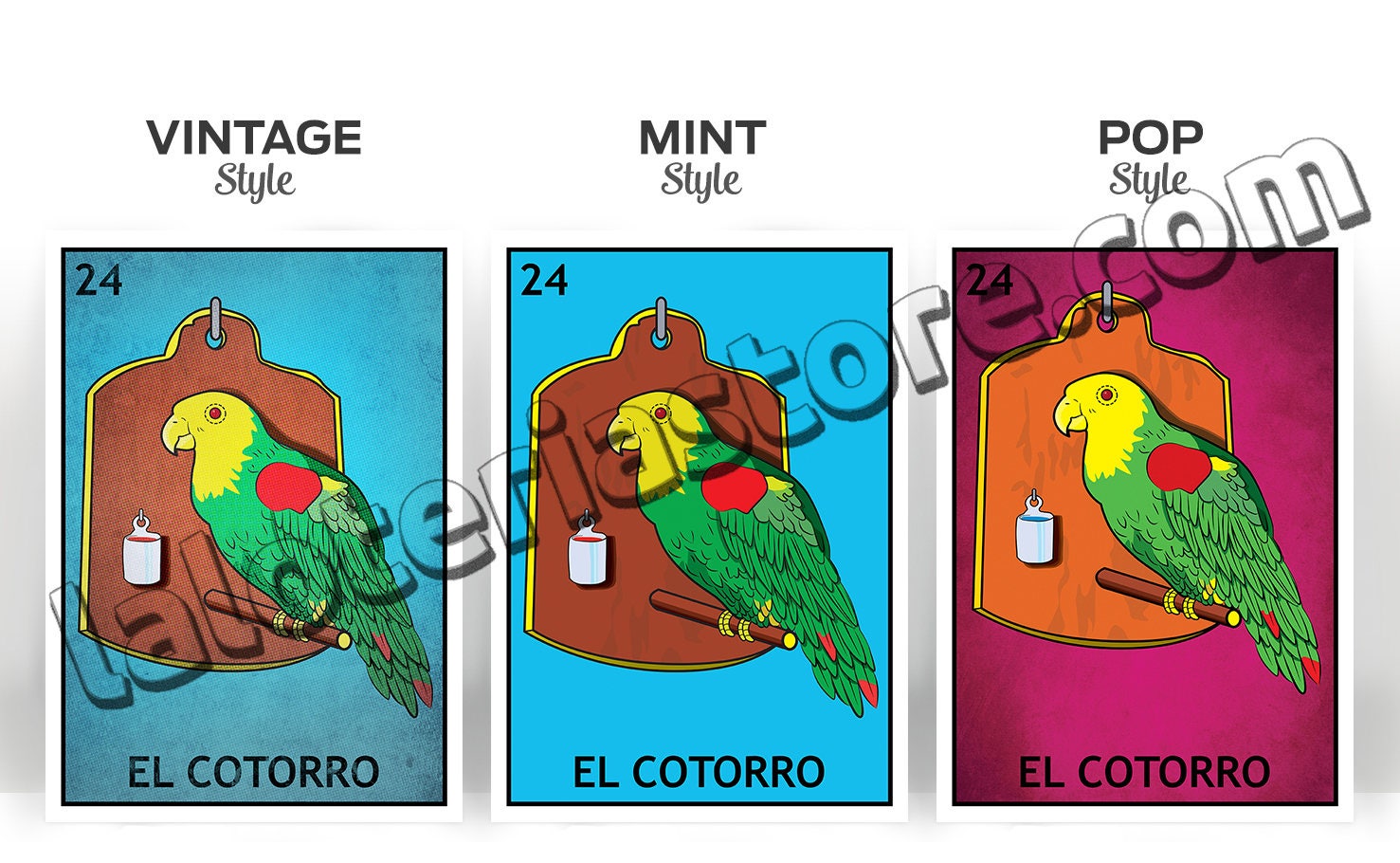 El Cotorro Loteria Card the Parrot Mexican Bingo Art Print - Etsy Australia