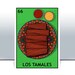 Los Tamales Lotería Card Mexican Bingo Art Print Mexican Food ...