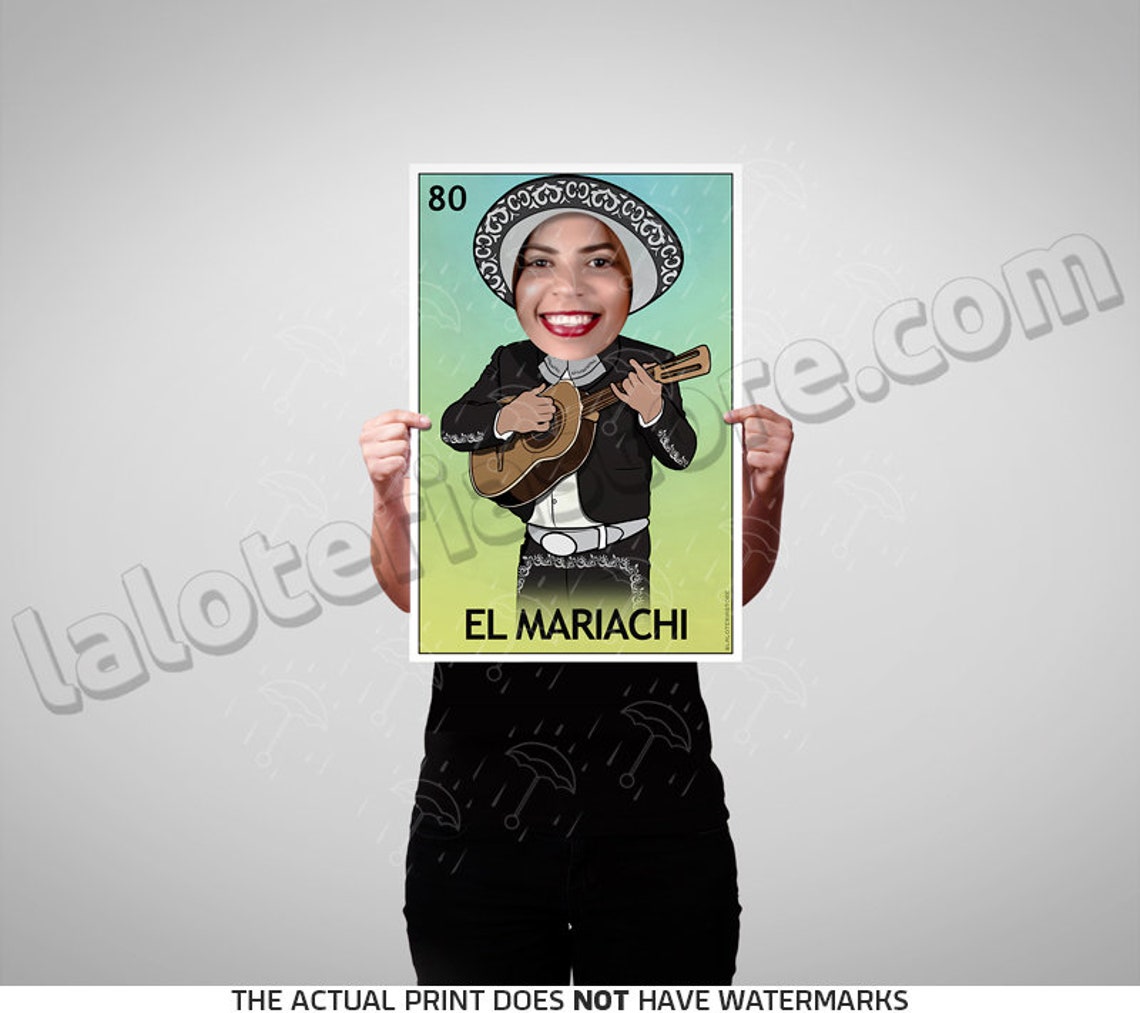 El Mariachi Photo Booth Fiesta Loteria Prop Frame Mexican | Etsy