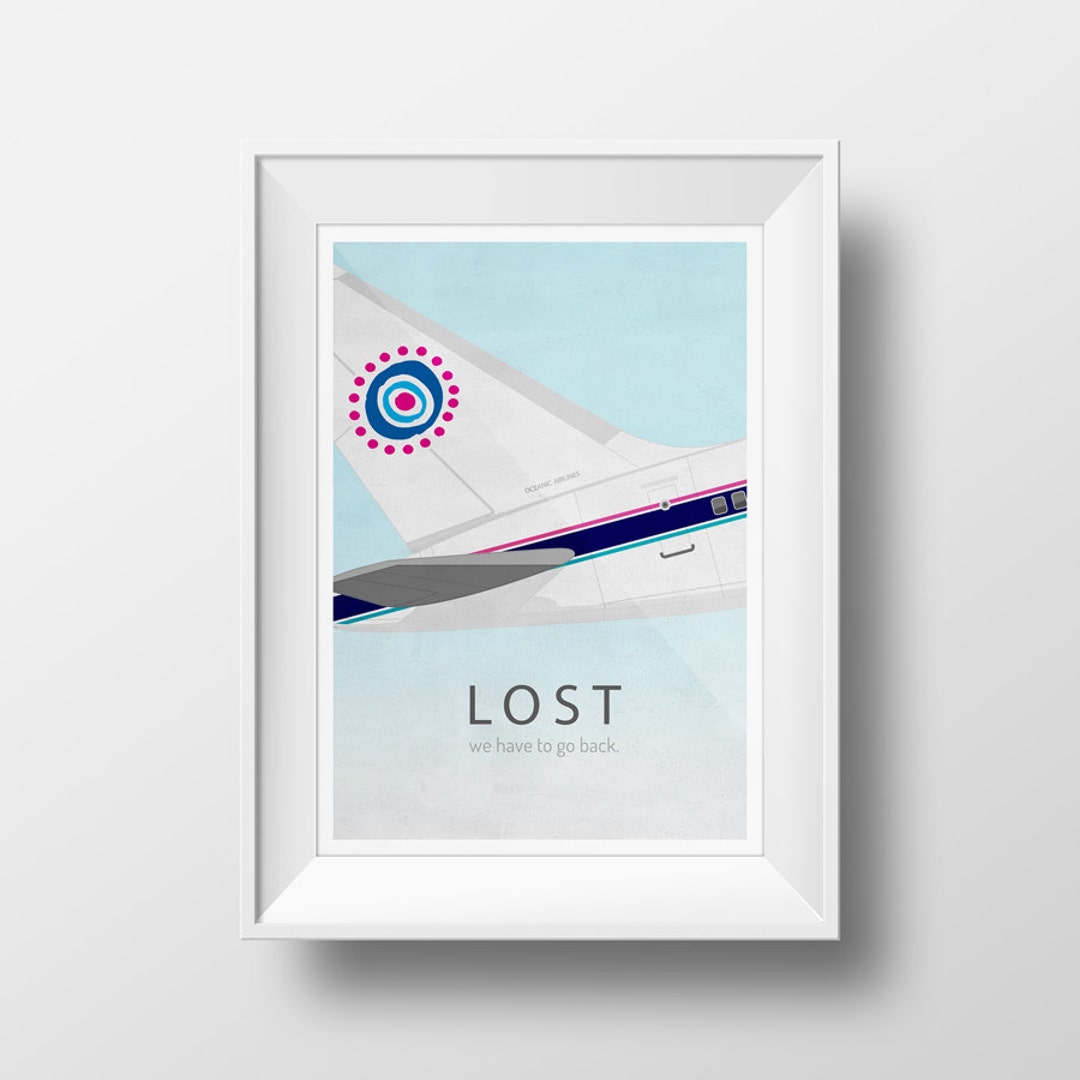Oceanic Lost We Have to Go Back - Art Print Poster - Many Sizes - Etsy