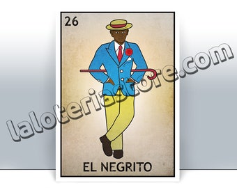 El Tequila Loteria Card Mexican Bingo Art Print Poster - Etsy