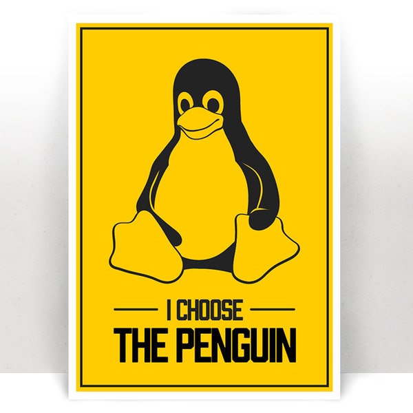 Linux Poster - Etsy