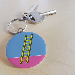 1.5 Keychain La Escalera Lotería Stairs Lottery - Etsy