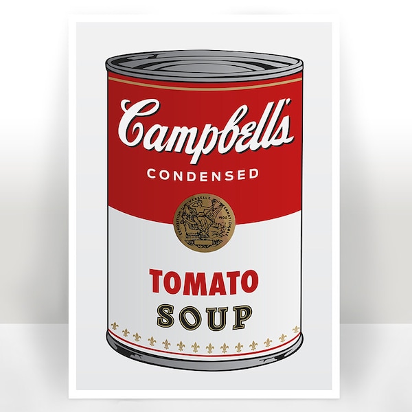 Campbell Soup Poster - Etsy
