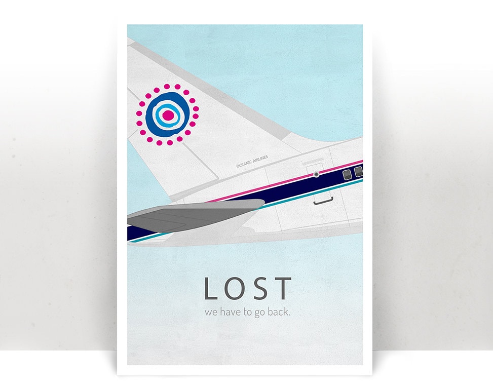 Oceanic Lost We Have to Go Back Art Print Poster Many - Etsy