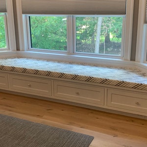 Trapezoid Bay Window Seat Cushion - Etsy