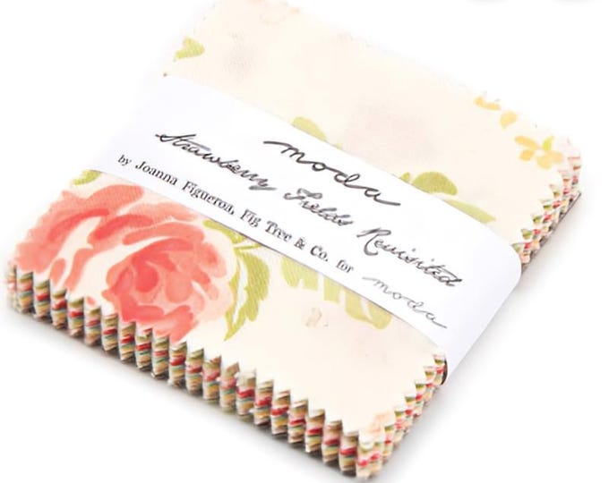 Strawberry Fields MINI Charm Pack by Joanna Figueroa of Fig Tree and Co ...
