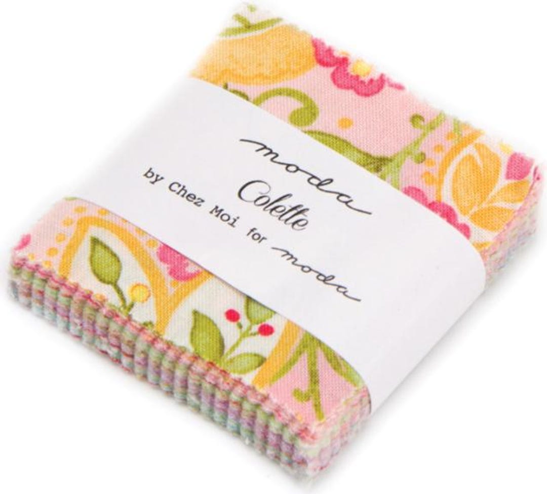 Colette MINI Charm Pack by Chez Moi for Moda Fabrics - Out of Print OOP ...