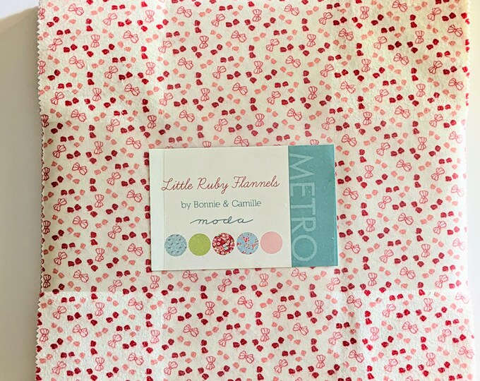 Little Ruby Flannel Layer Cake by Bonnie and Camille for Moda - Out of ...