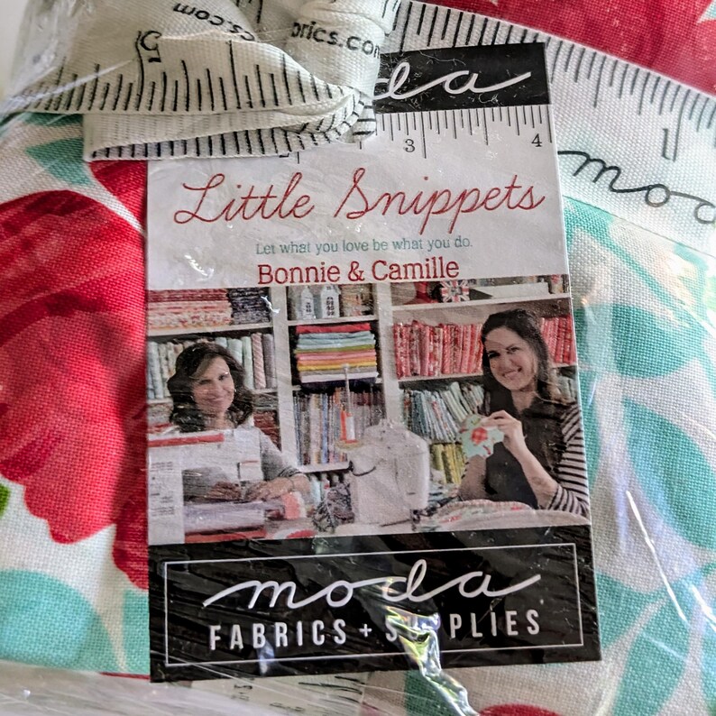RARE little Snippets Fat Quarter Bundle by Bonnie and Camille for Moda Fabrics Out of Print OOP ...