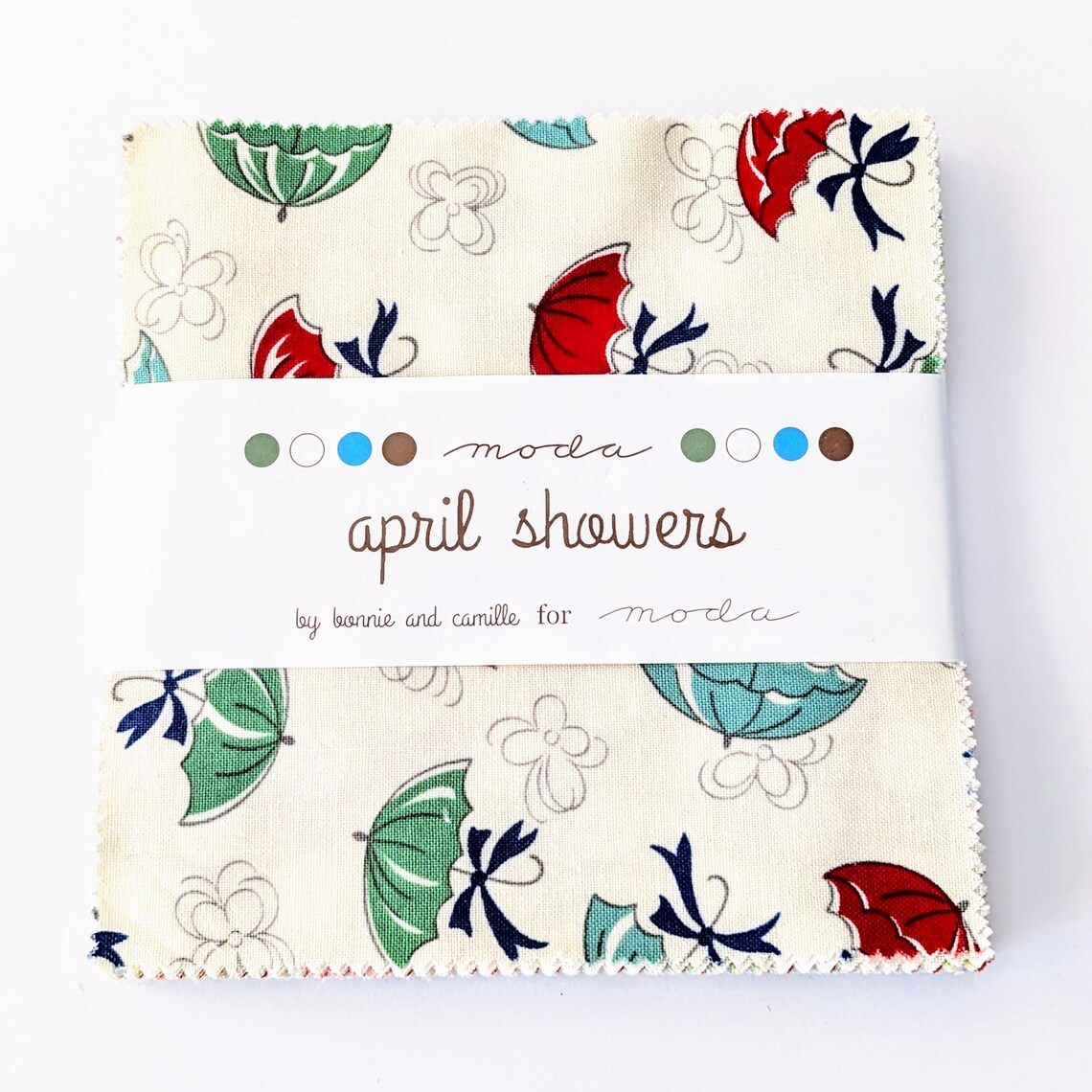 April Showers Charm Pack by Bonnie and Camille for Moda - Precut 42 5 ...