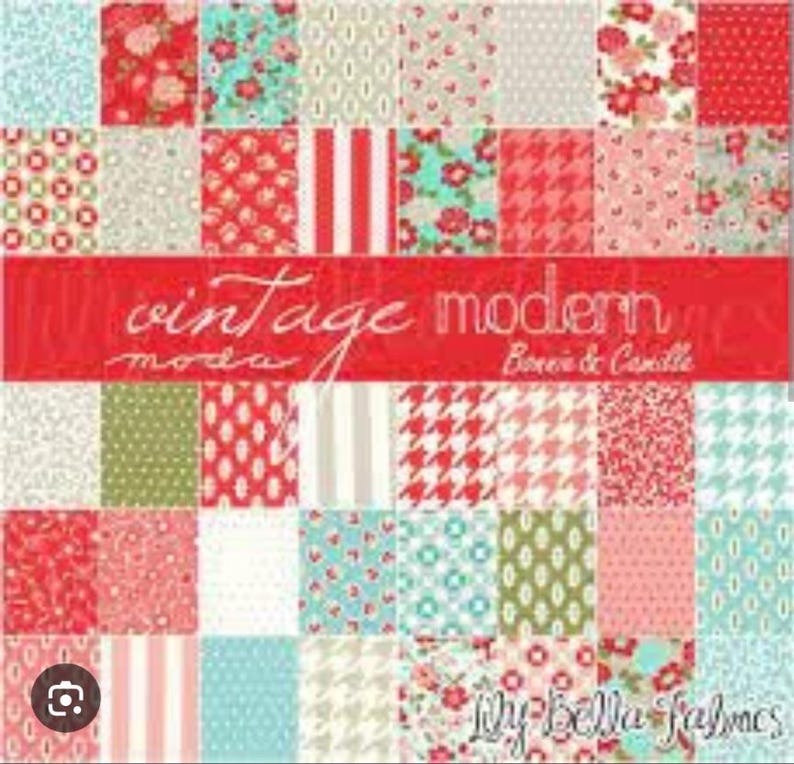 Vintage Modern by Bonnie and Camille for Moda - Continuous 1/2 Yard ...