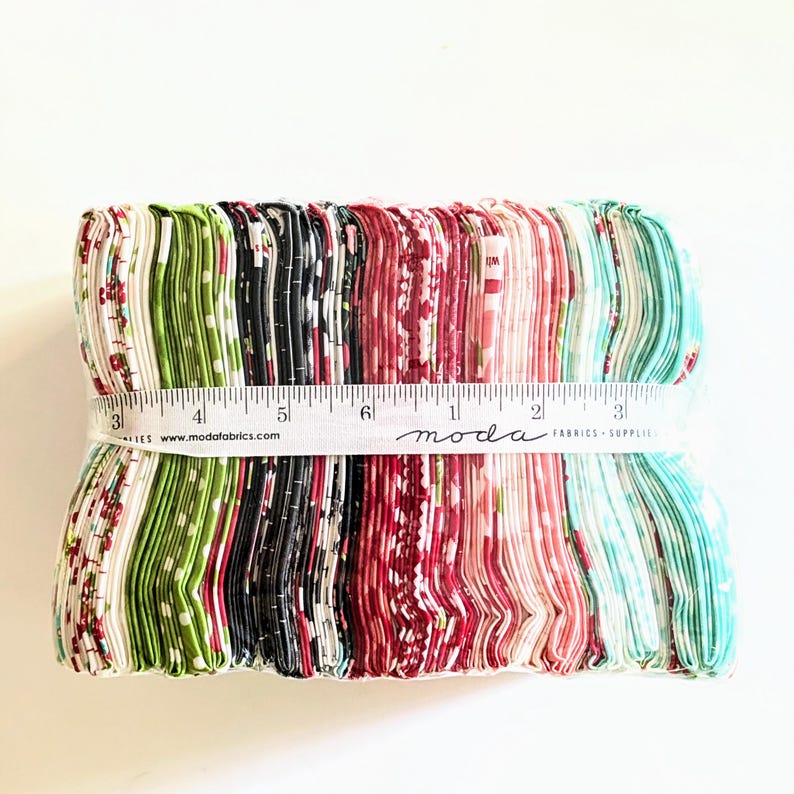 RARE little Snippets Fat Quarter Bundle by Bonnie and Camille for Moda Fabrics Out of Print OOP ...