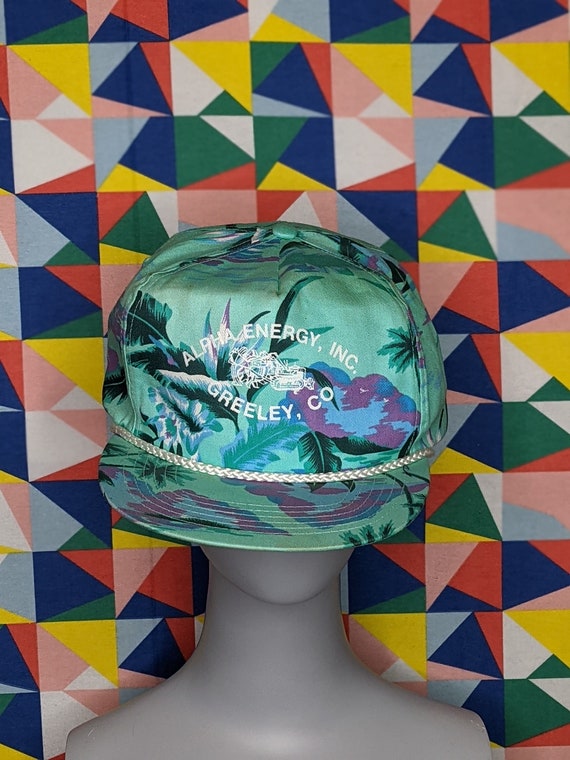 RARE Vintage Greeley Colorado Baseball Cap - Tropical… - Gem