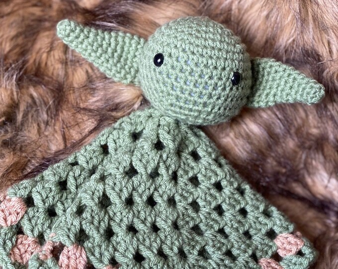 Yoda Inspired Baby Rattle/lovey, Baby Girl Gift, Girl Star Wars Gift ...