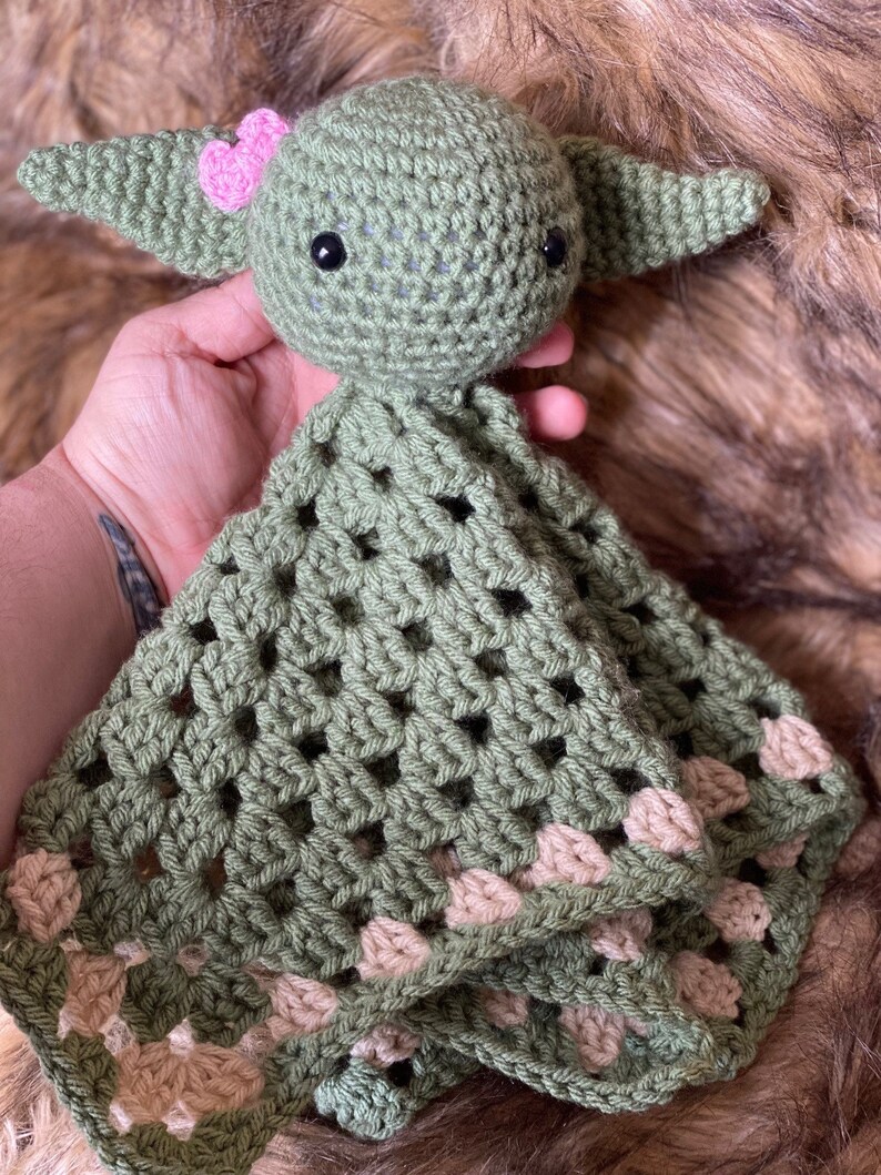 Yoda Inspired Baby Rattle/lovey, Baby Girl Gift, Girl Star Wars Gift ...