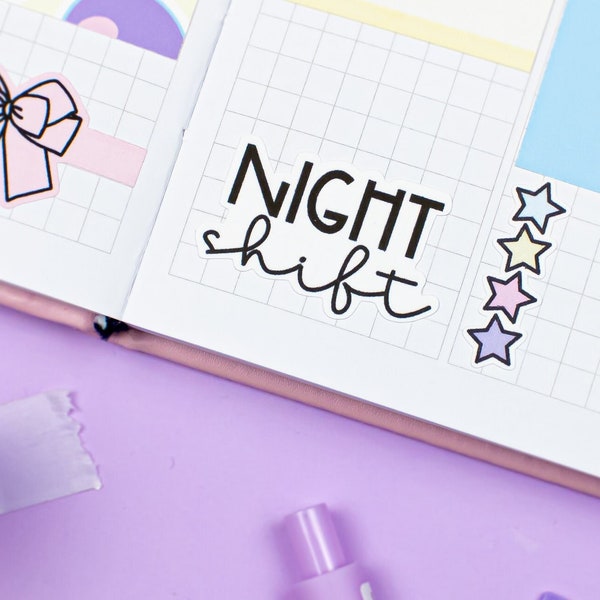 Night Shift Planner - Etsy
