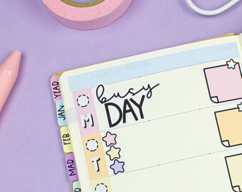 Busy Day Stickers - Etsy