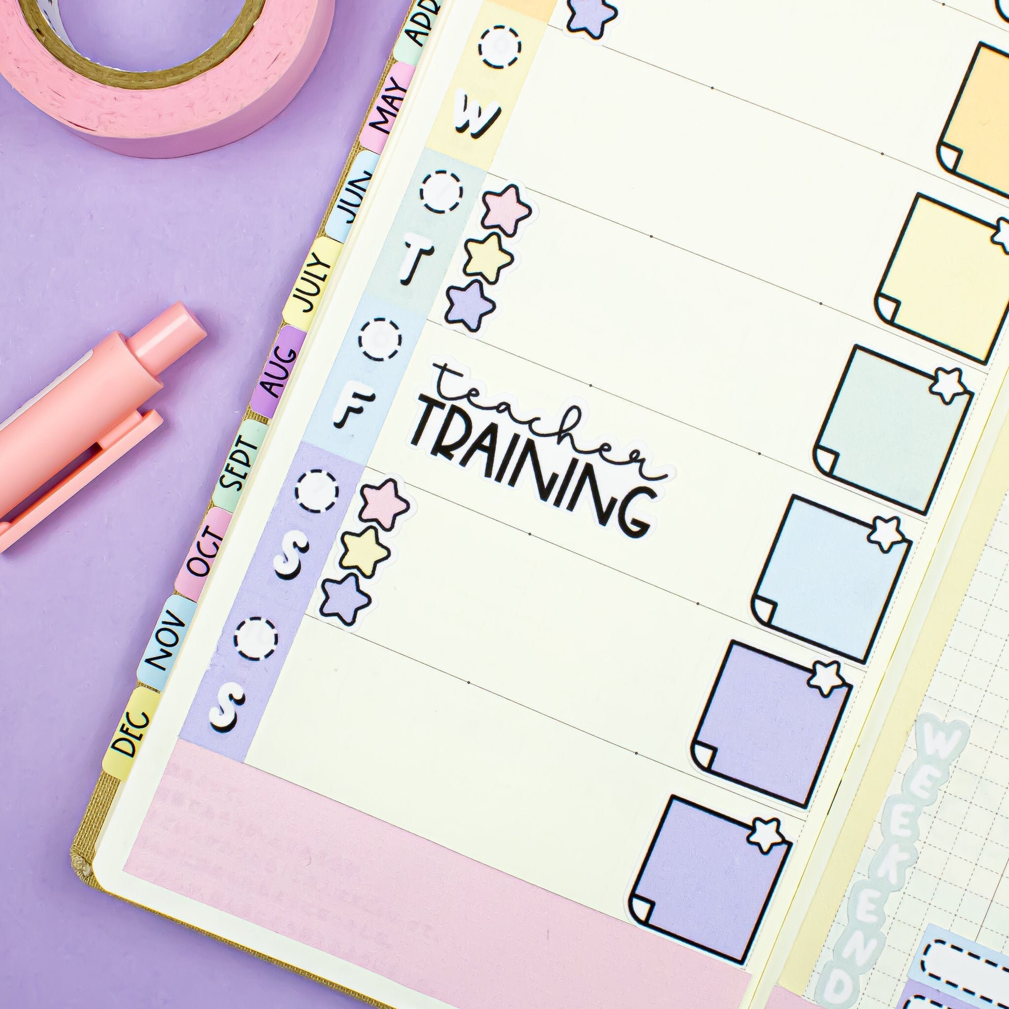 Embellishments Bullet journal printable script stickers Cut file ...