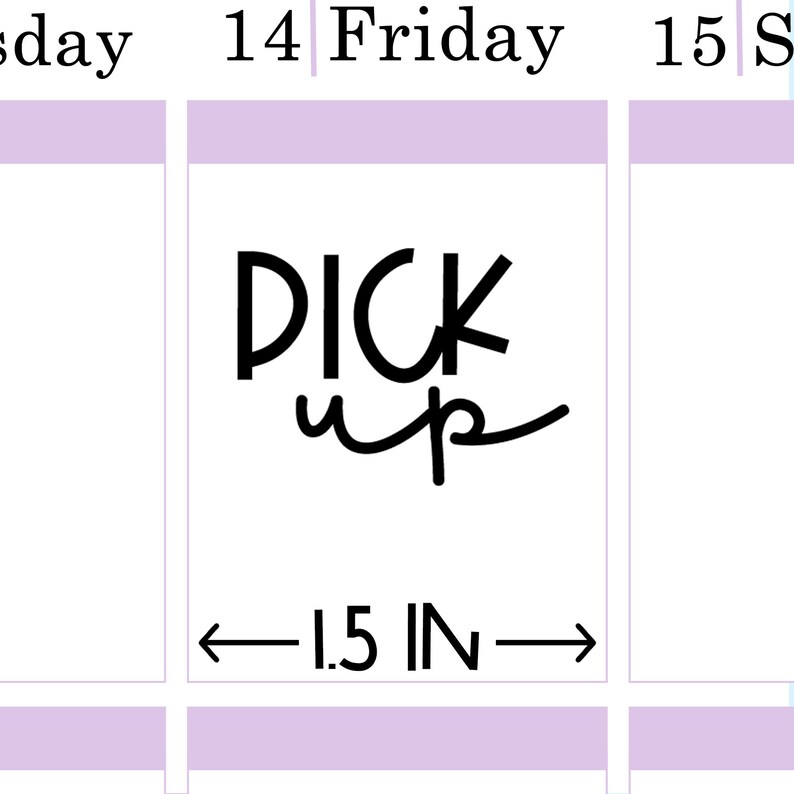 Pick up PRINTABLE Script Planner Stickers - Etsy