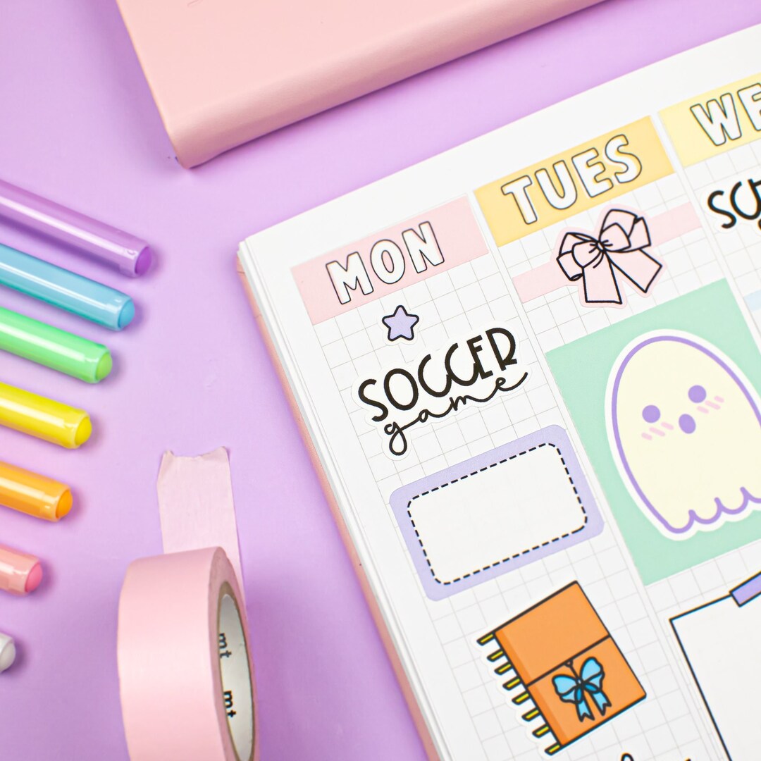 Soccer Game PRINTABLE Script Planner Stickers - Etsy