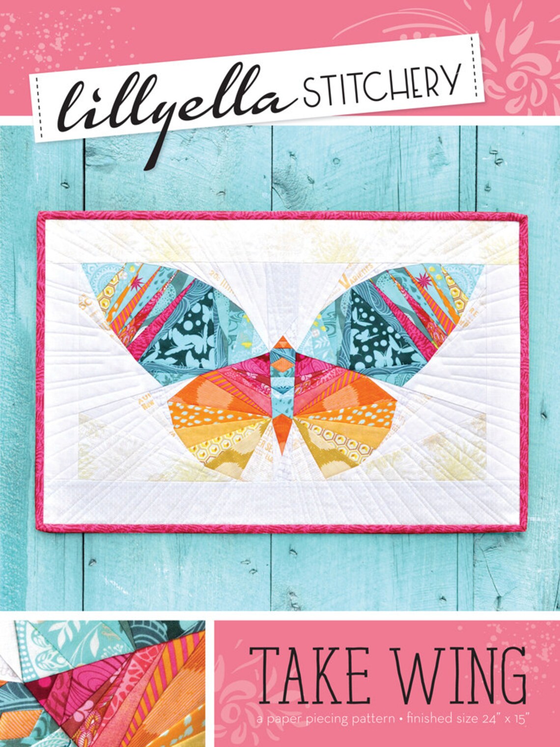 Take Wing Paper Piecing Pattern PDF Format - Etsy