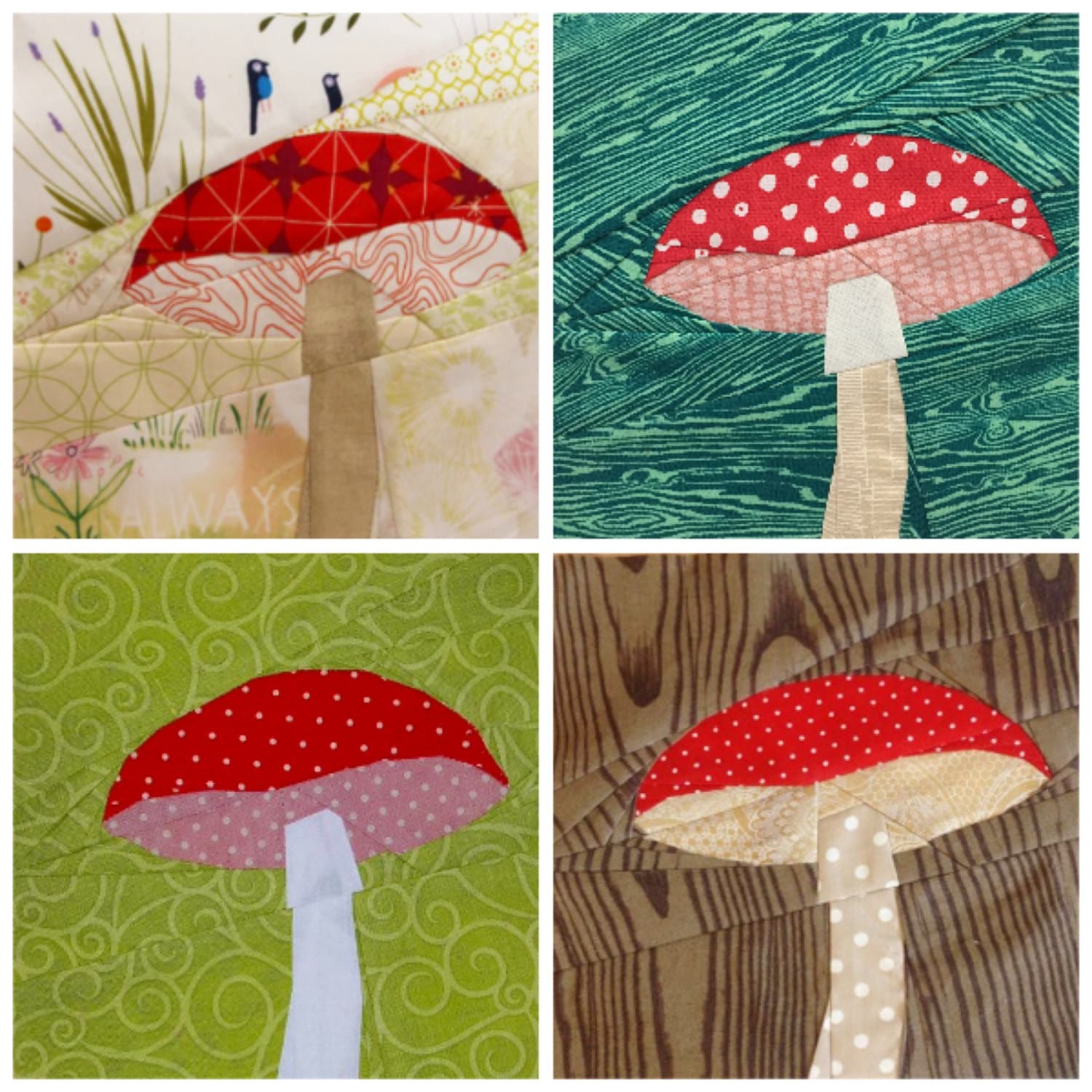 Forest Floor Paper Piecing Pattern - PDF Format - Etsy