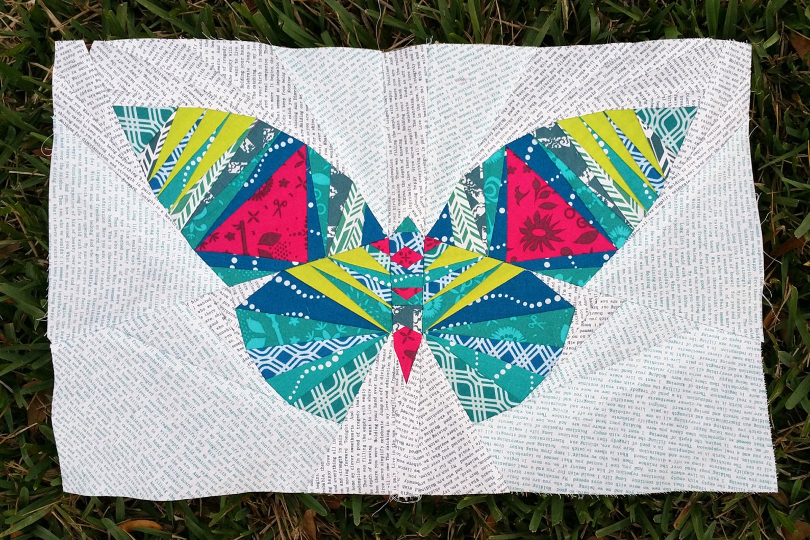 Take Wing Paper Piecing Pattern PDF Format - Etsy