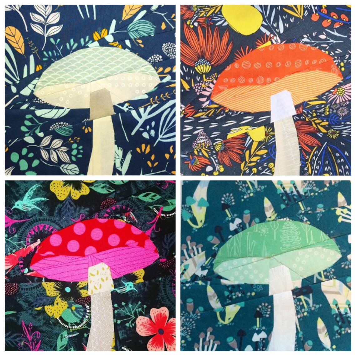 Forest Floor Paper Piecing Pattern PDF format | Etsy