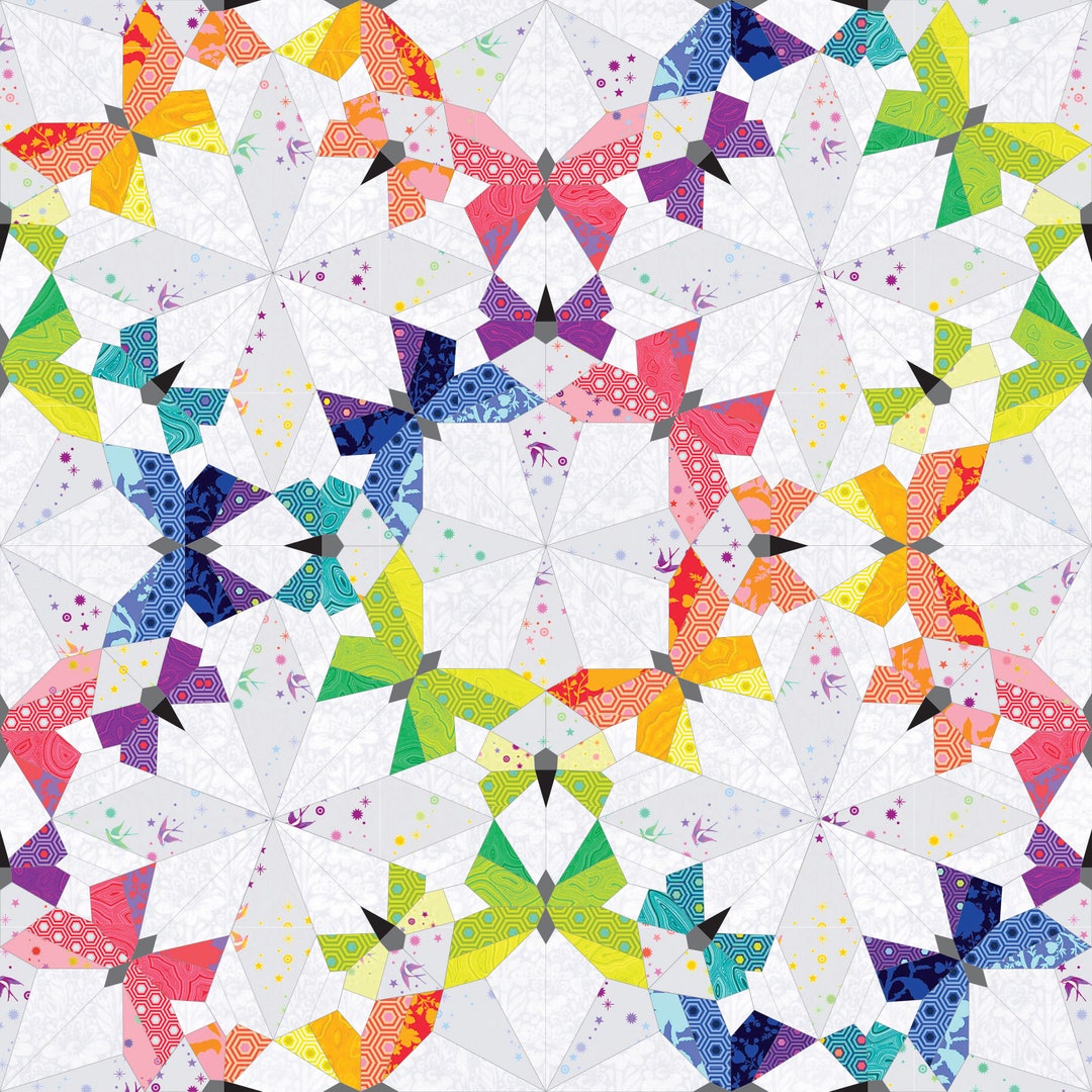 Butterfly Effect English Paper Piecing Pattern - PDF Download - Etsy
