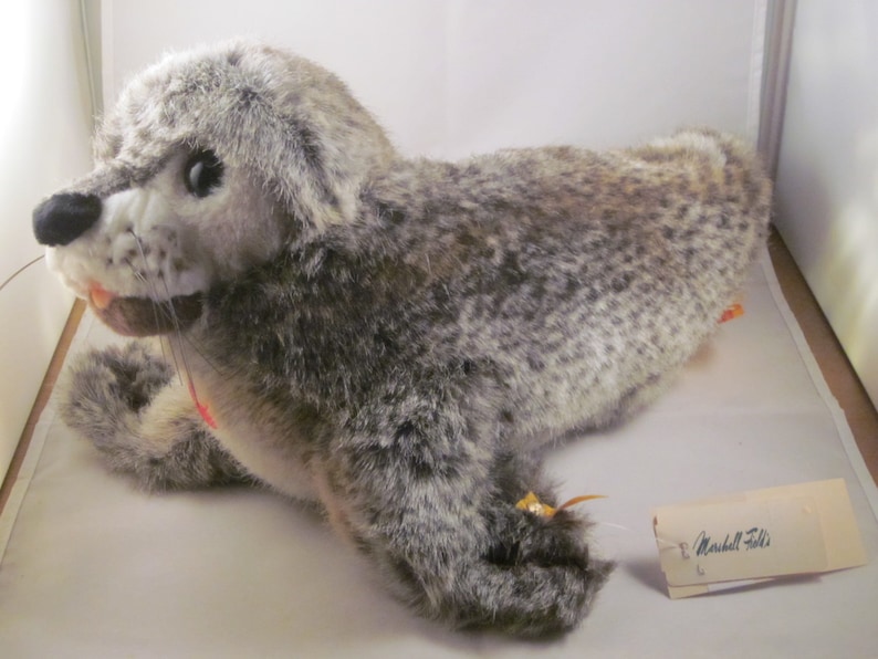 Steiff Robby Seal - 063107 - Vintage 1980's - Etsy