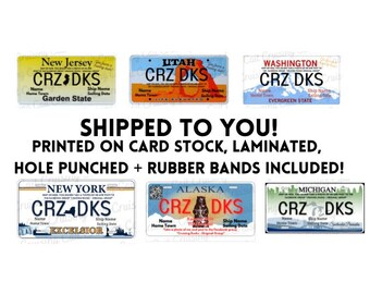 Laminated License Plate - Etsy