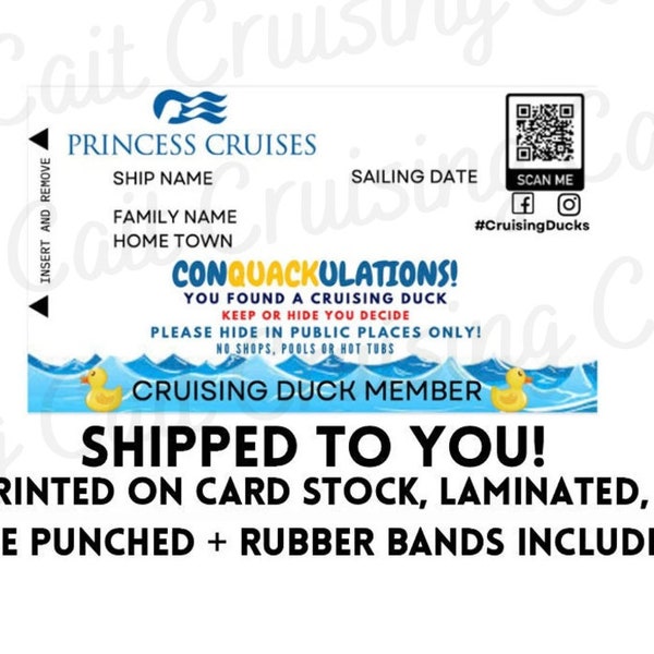 Cruising Duck Labels - Etsy