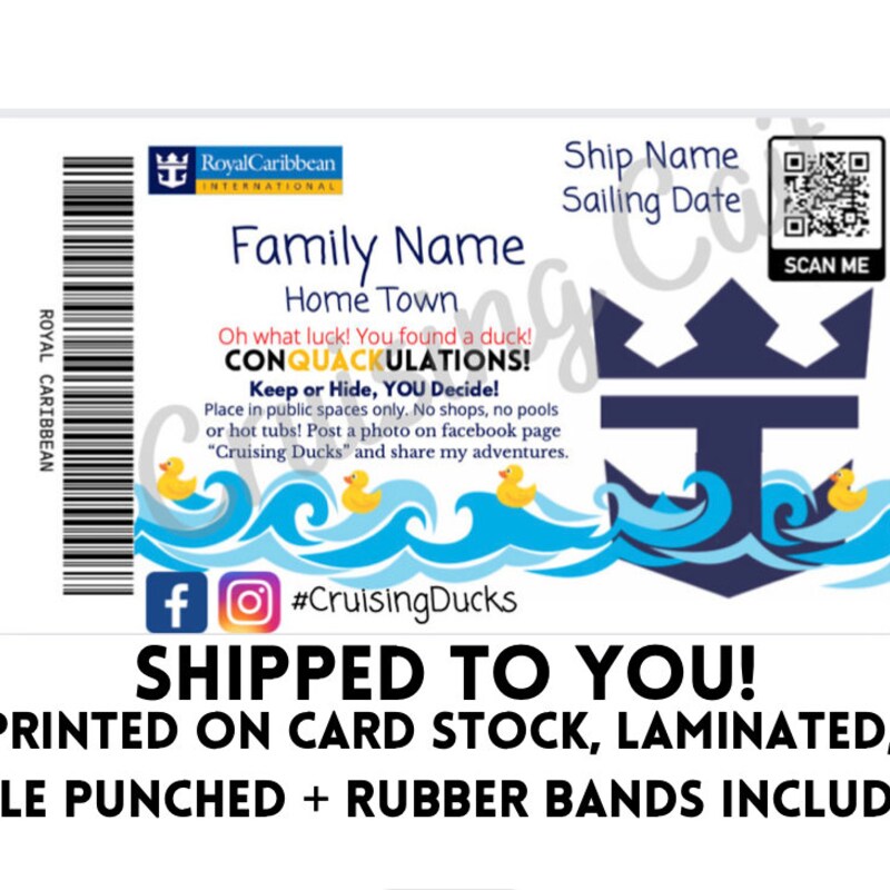Cruising Duck Labels - Etsy