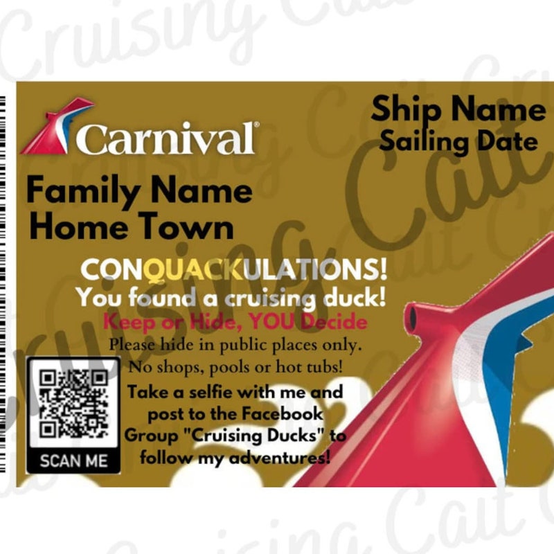 Carnival Cruise - Etsy
