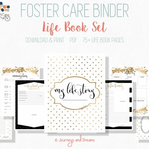 Foster Care Adoption Life Book . 75+ Pages! . 8.5x11 . PRINTABLE ...