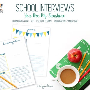 My School Years . School Interviews . Memory Book . Kindergarten ...